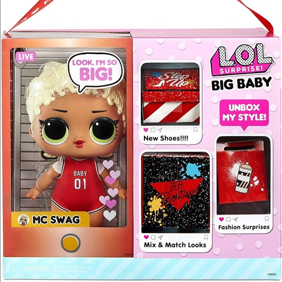 L.O.L. Surprise! | Toys | Lol Surprise Big Baby Mc Swag 1 Large Baby ...
